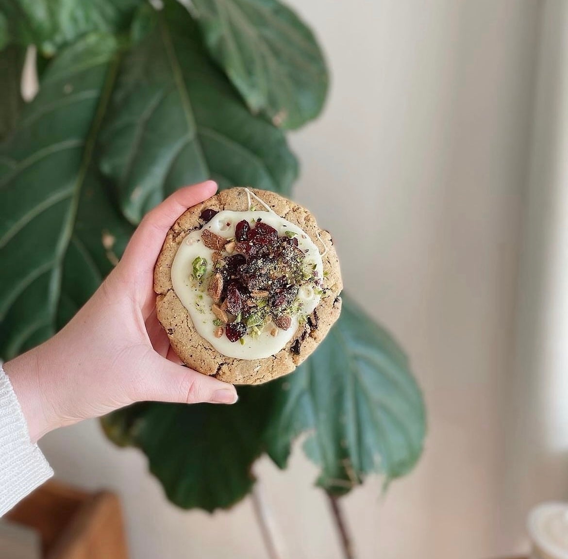 Hazelnut White Choc Cookie | Nancy Eatery